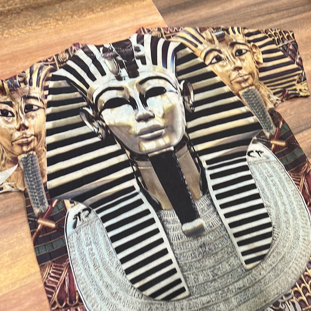 Kayden K Egyptian King Tut Full Graphic Shirt (Adult … - Gem